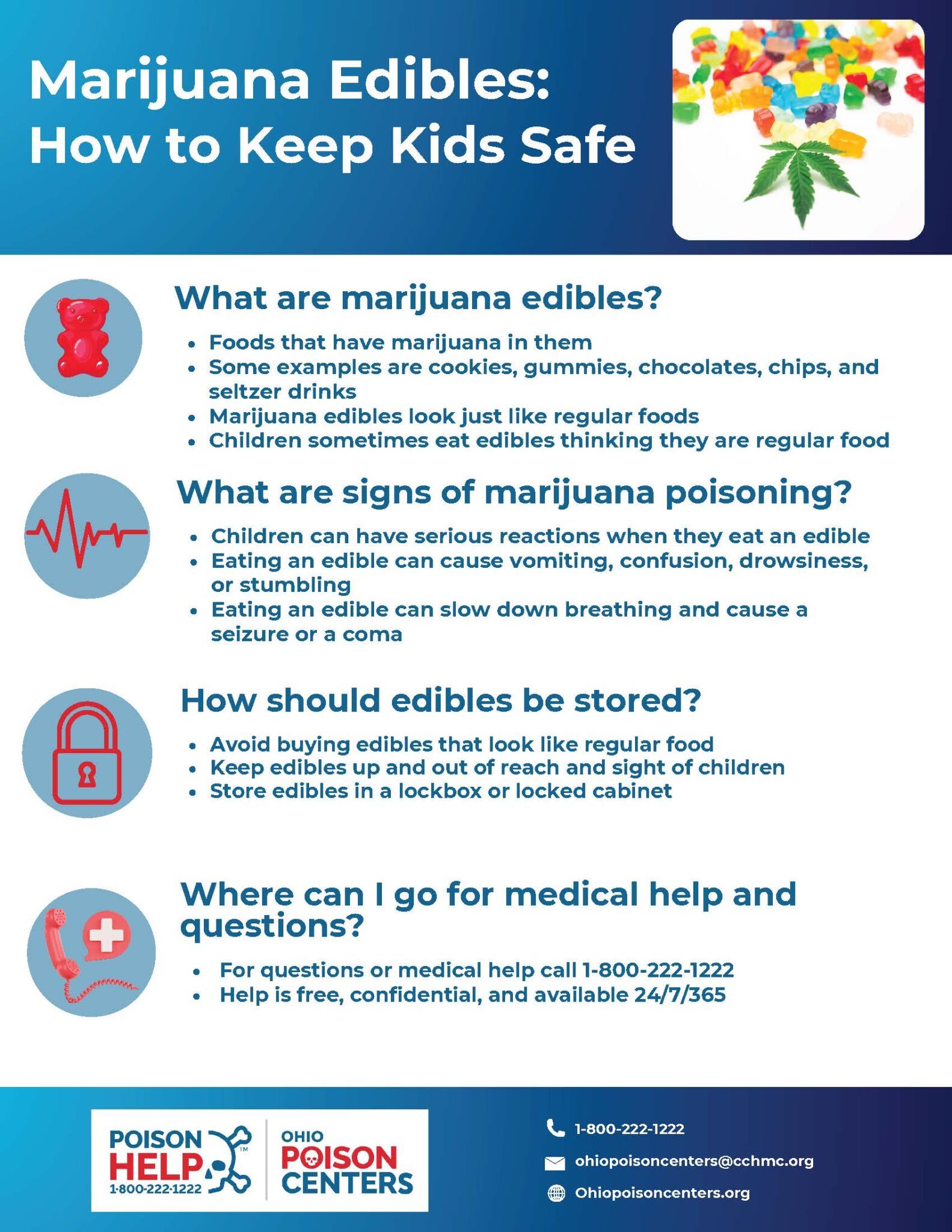 Marijuana Edibles: How to Keep Kids Safe - Ohio Poison Centers